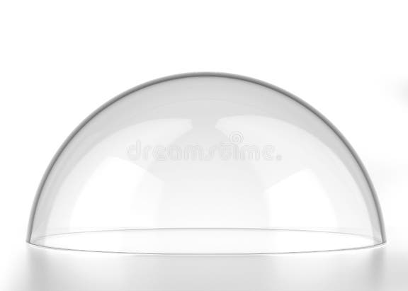 Transparent semi-sphere stock illustration. Illustration of hemisphere ...