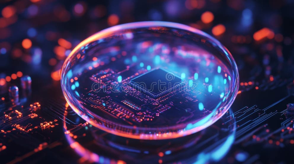 Transparent Semiconductor Chip Inside Augmented Reality Technology ...