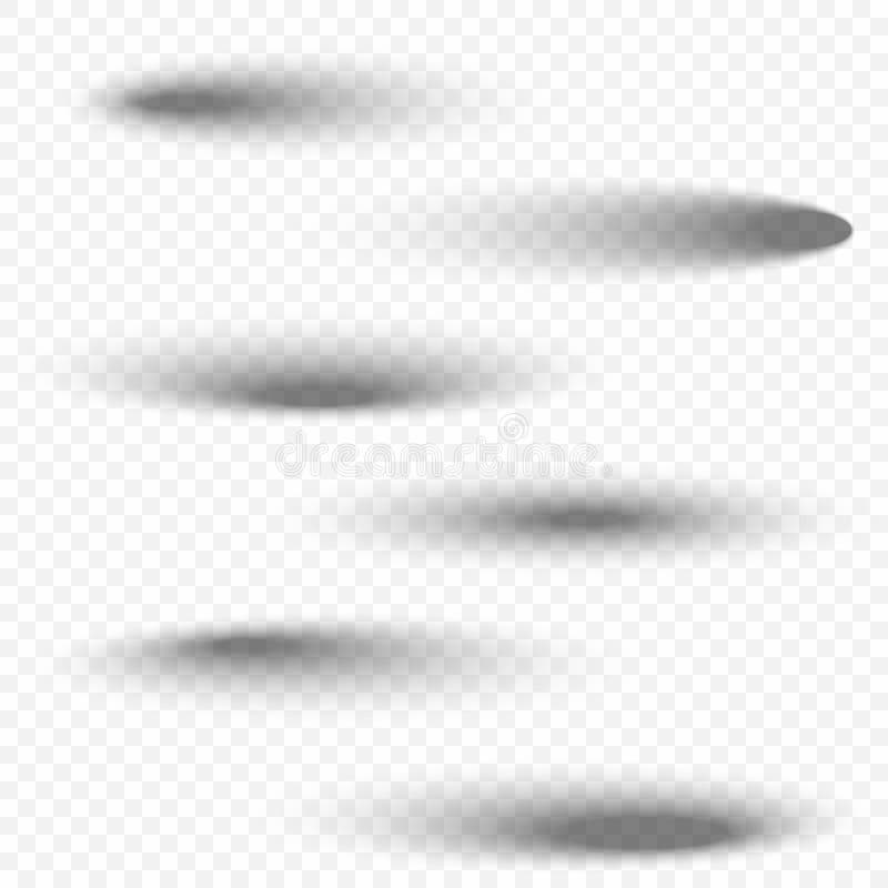 Transparent Shadow Effects on a Checkered Background Stock Vector ...