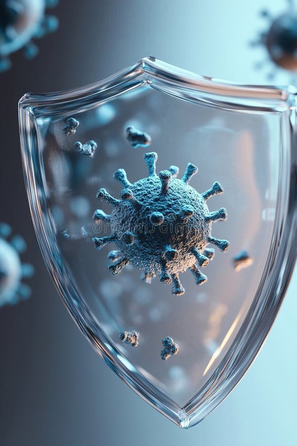 A Transparent Shield Effectively Blocks and Reflects Glowing Virus ...