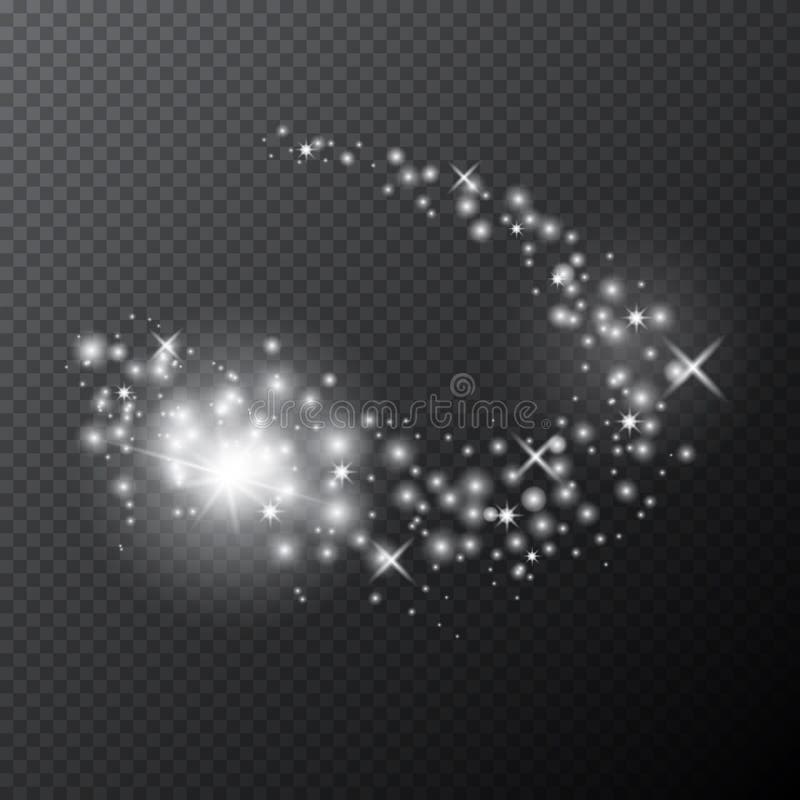 Vector Transparent Silver Glow Light Effect. Stock Vector ...