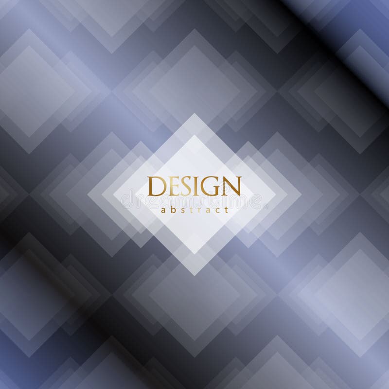 Transparent Silver Rhombus Abstract Background. Stock Vector ...