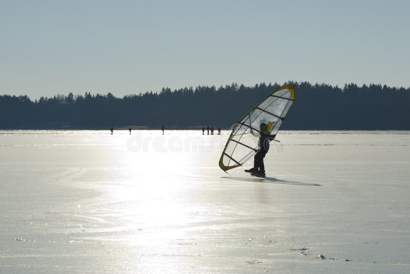 Skate Sailing and Tour Skaters Editorial Stock Image - Image of blade ...