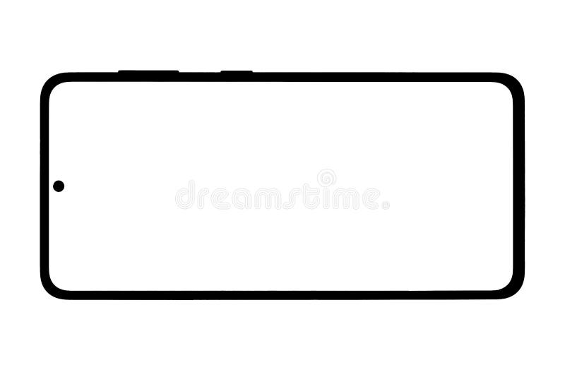 Transparent Smartphone Screen on Transparent Background Stock Photo ...