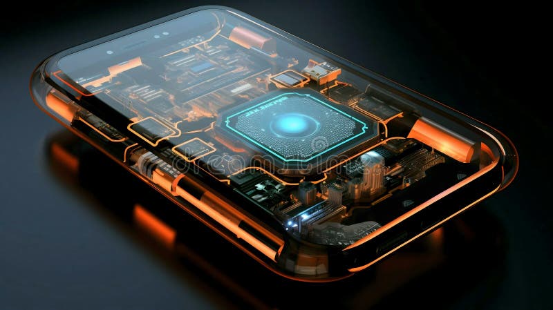 Transparent Smartphone: Unveiling the Future of Mobile Technology Stock ...