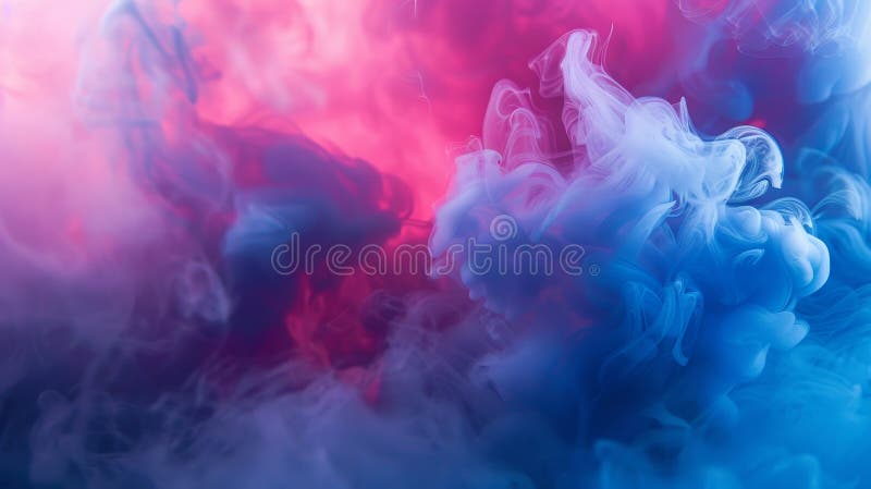Transparent Smoke Flyer Template with Abstract Color Scheme Stock Image ...