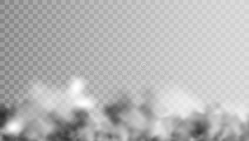 Transparent Smoke or Fog Simple Mist Stock Illustration - Illustration ...
