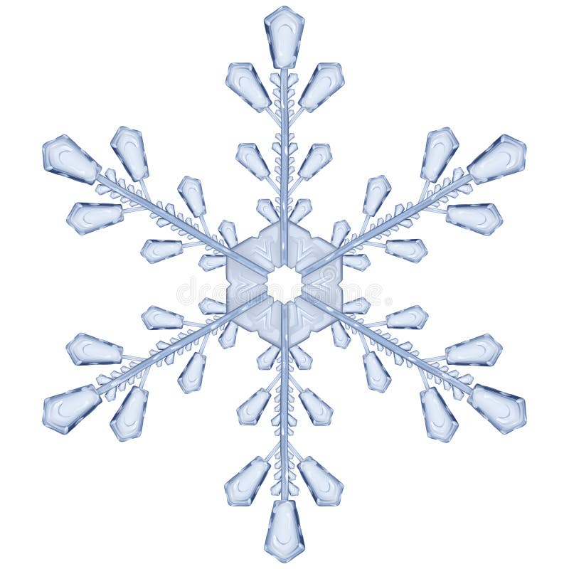 Transparent Snowflake. Translucent only in Vector File Stock Vector ...