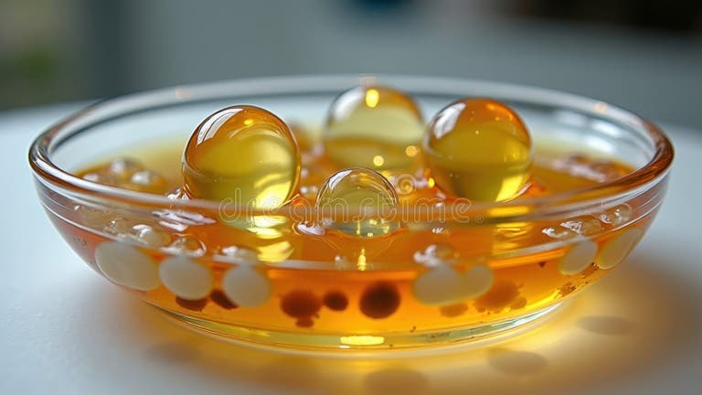 Transparent Spherical Desserts in Syrup: a Visual Delight with Texture ...