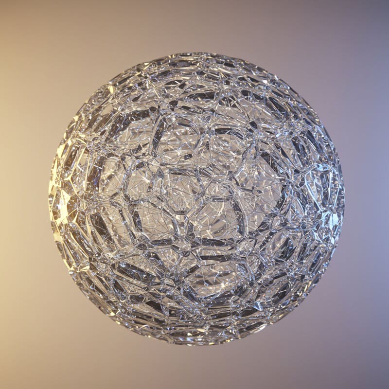 A Transparent, Spherical Structure Composed of Interconnected Geometric ...