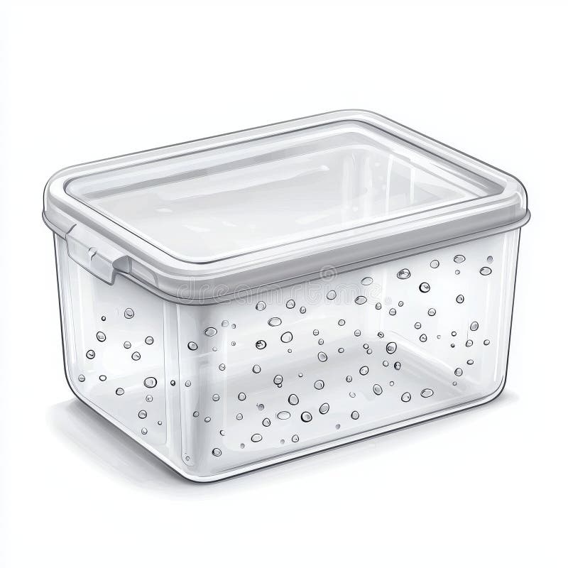 Transparent Storage Box Handle Lid Made Plastic Stock Photos - Free ...