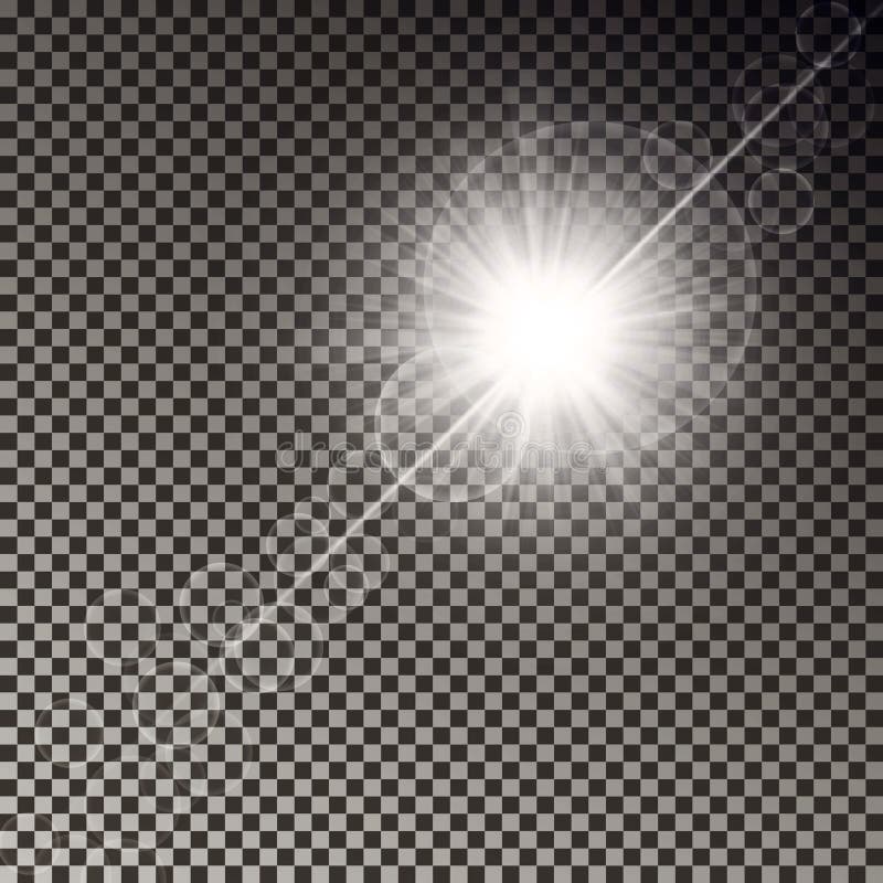 Vector Set Of Sparkle Lights Stars Stock Vector - Illustration of lens ...