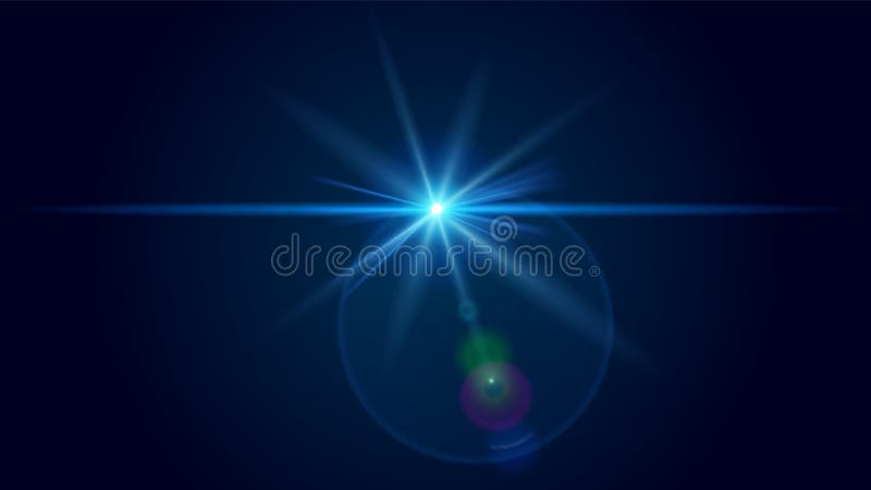Transparent Sunlight Special Lens Flare Light Effect. Sun Flash Camera ...