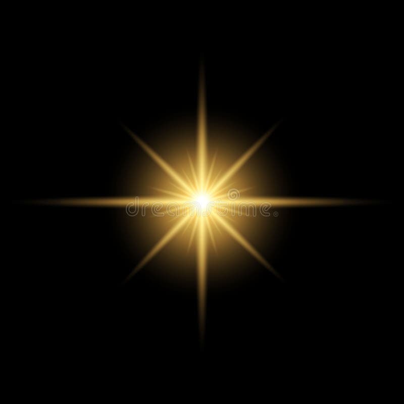 Transparent Sunlight and Sunbeams. Lens Flare Light Effect Stock Vector ...