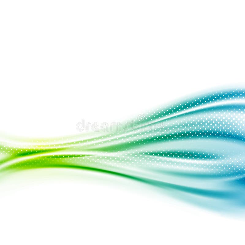 Transparent Swoosh Satin Abstract Smooth Wave Background Stock Vector ...