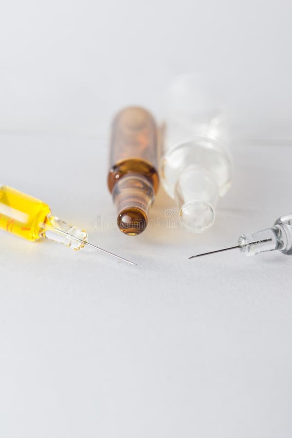Transparent Syringe for Treatment and Pharmacy Industry. Stock Photo ...
