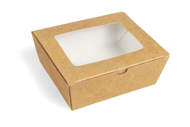Transparent Top Paper Box stock image. Image of cardboard - 238793629