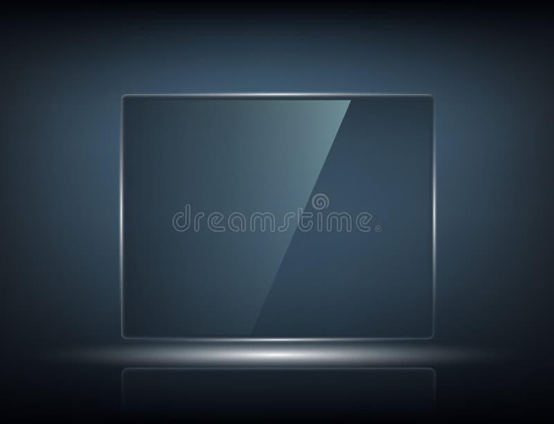 Transparent touch screen stock illustration. Illustration of media ...
