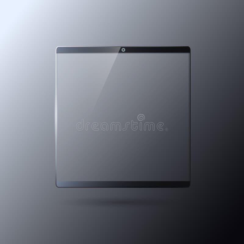 Transparent Touch Screen Template Stock Vector - Illustration of ...