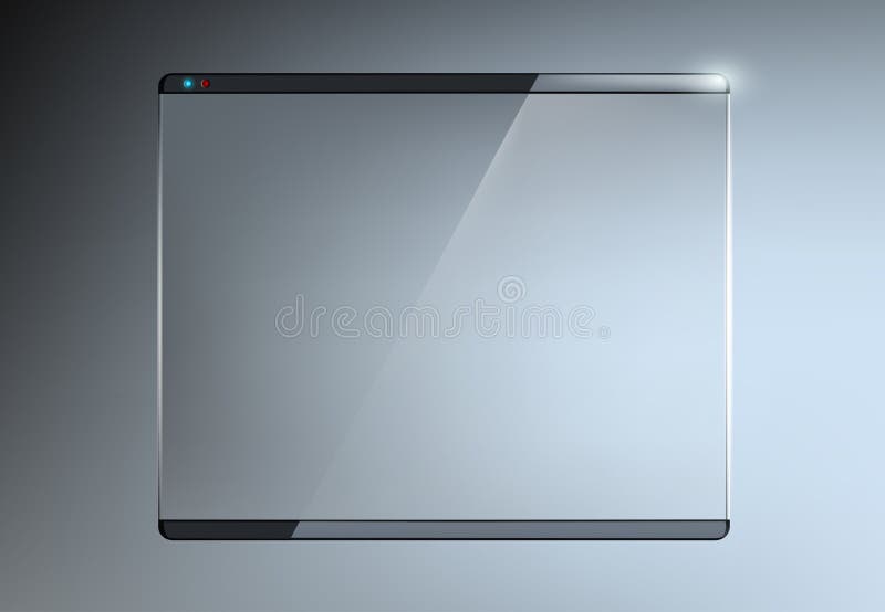 Transparent touch screen stock vector. Illustration of effect - 50504475