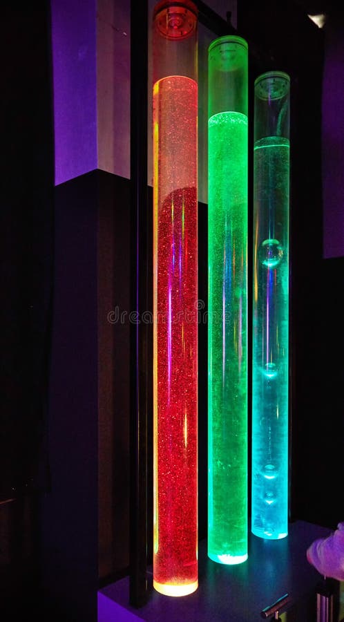 Transparent Tubes with Multi-colored Liquid of Different Densities for ...