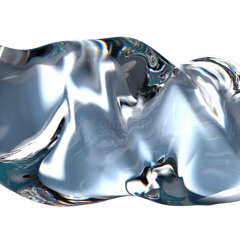 Transparent Twisted Water Drop Front Dripping Water Fresh and Clean ...