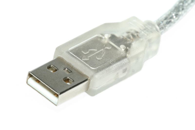 Two USB connectors stock photo. Image of periphals, data - 485836