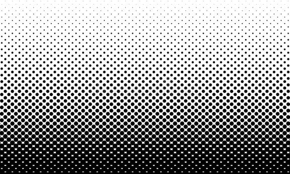 Transparent Vector Gradient Color Halftone Background Staggered Dots ...