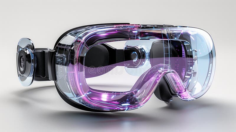 Transparent VR Headset Design Stock Photo - Image of tech, sleek: 327793706