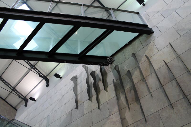 Transparent Walkway Inside a Building Stock Photo - Image of city ...