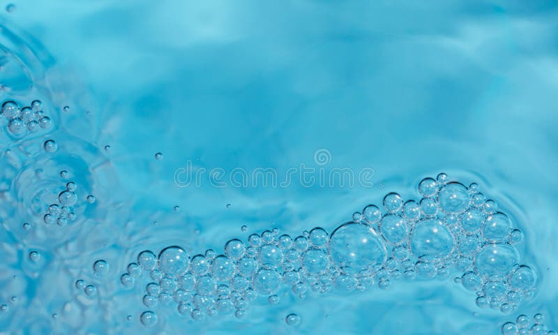 Transparent Water Bubbles Forming Background or Pattern. Fresh Cool ...