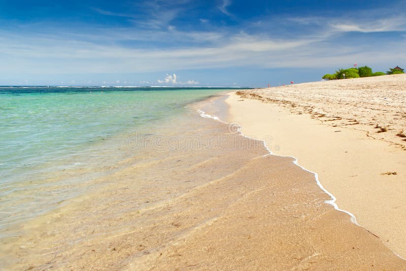 Transparent Water Over Sand Beach Stock Photo - Image of season ...