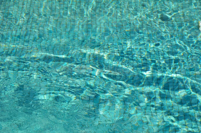 Transparent Water in the Pool Stock Photo - Image of spots, reflection ...