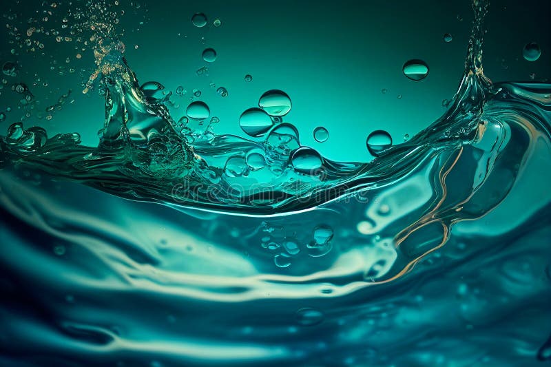 Transparent Water Splash and Wave on Light Background Stock ...