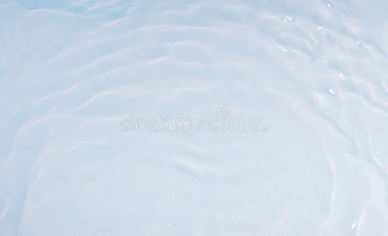 Transparent Water Surface with Reflections and Waves Stock Photo ...