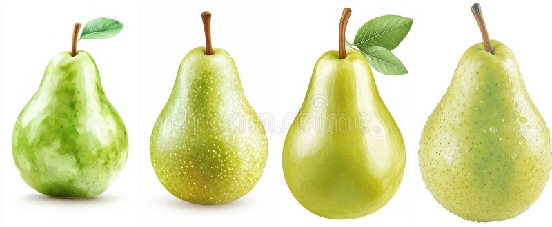 Watercolor Pear Transparent Background Stock Photos - Free & Royalty ...