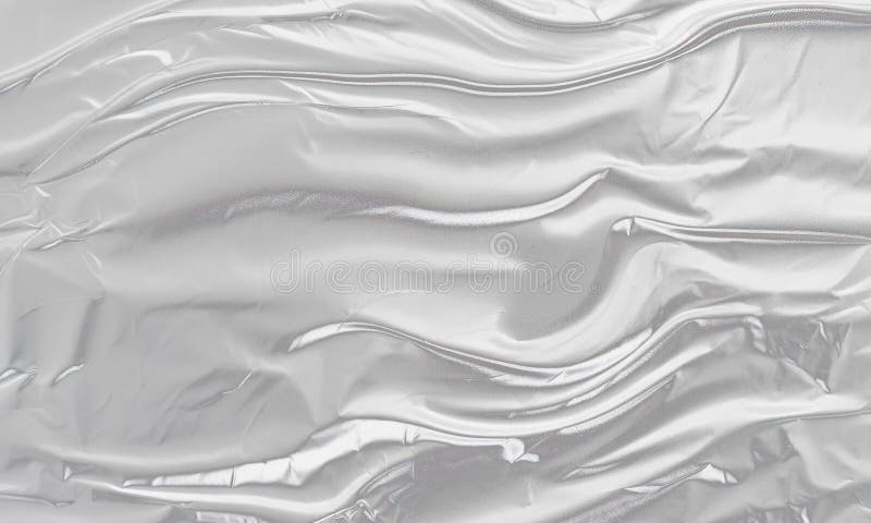 Transparent White Wrinkled Plastic Wrap Texture Stock Illustration ...