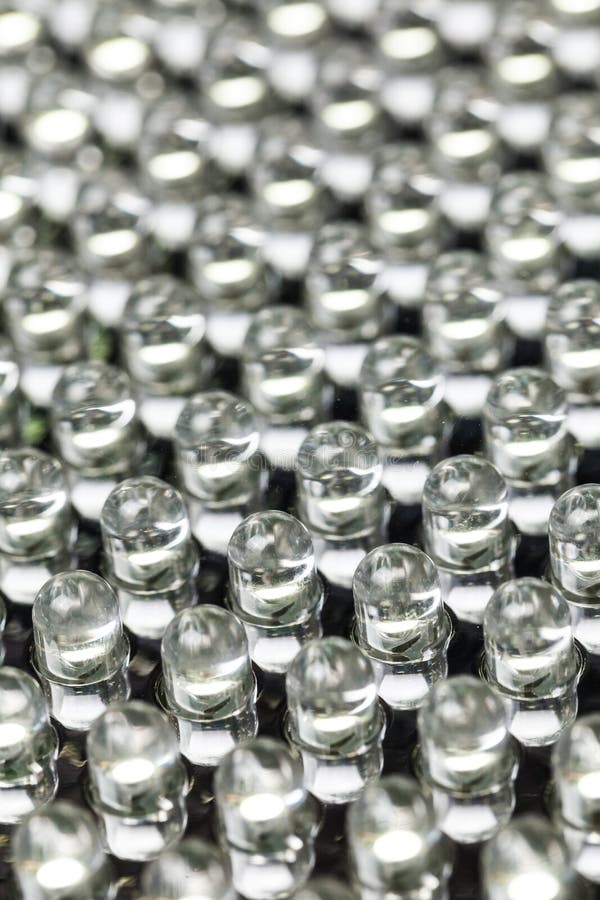 Transparente LED-Platte Mit Lichtemittierenden Dioden Stockbild - Bild ...