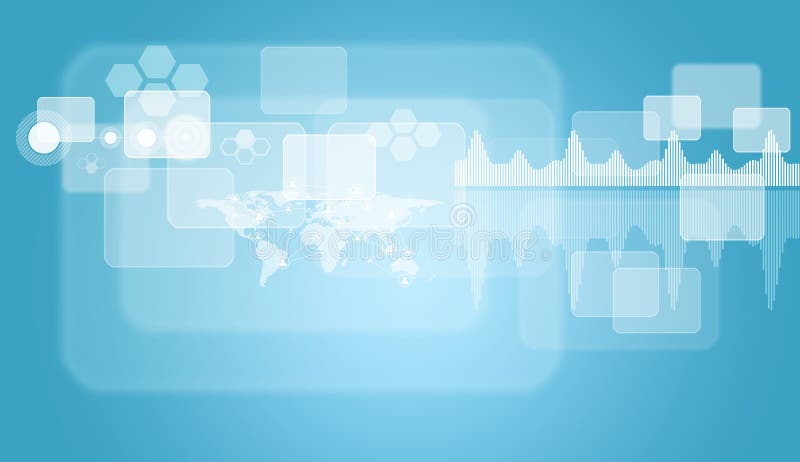 Transparente Rechtecke, Weltkarte, Netz Und Stock Abbildung ...