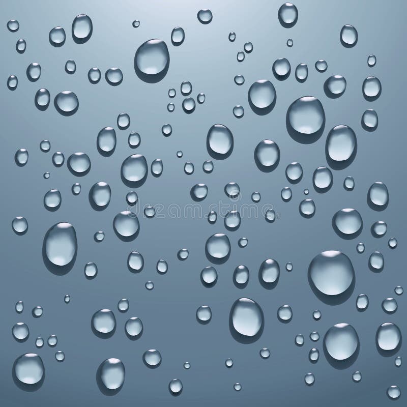 Transparente Wassertropfen Bild. Bild: 4636377