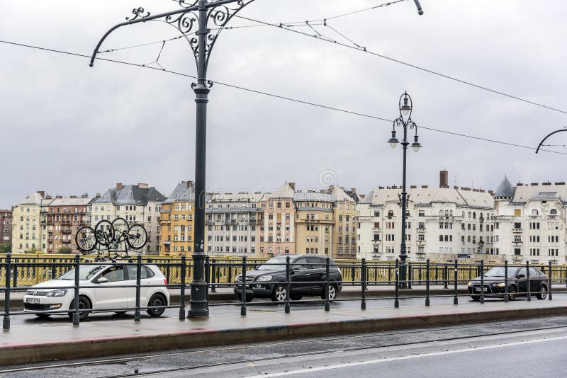 Transport Bridge Margate in Budapest. Editorial Photo - Image of ...