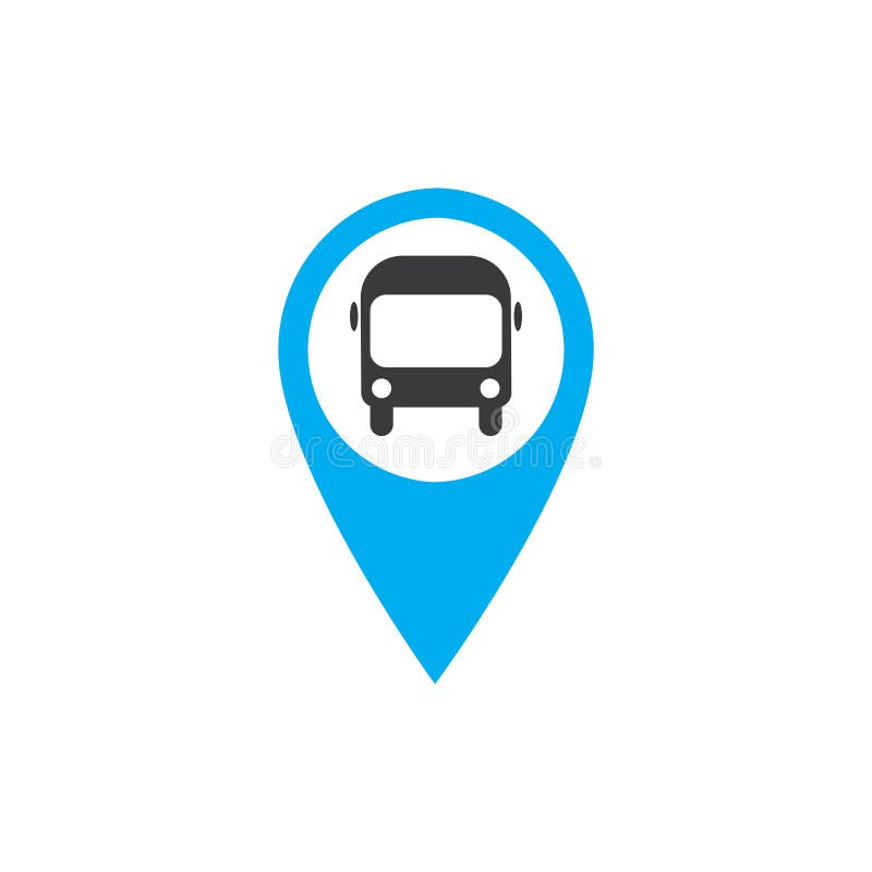 Transport Buttons Set with Map Vector Illustration Stock Vector ...