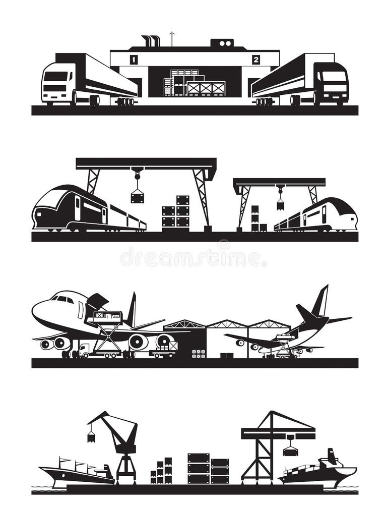 Cargo Terminals Stock Illustrations – 360 Cargo Terminals Stock ...