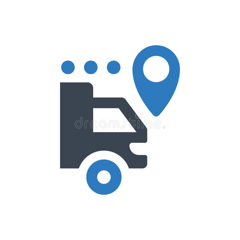 Transport Destination Point Icon Stock Vector - Illustration of ...