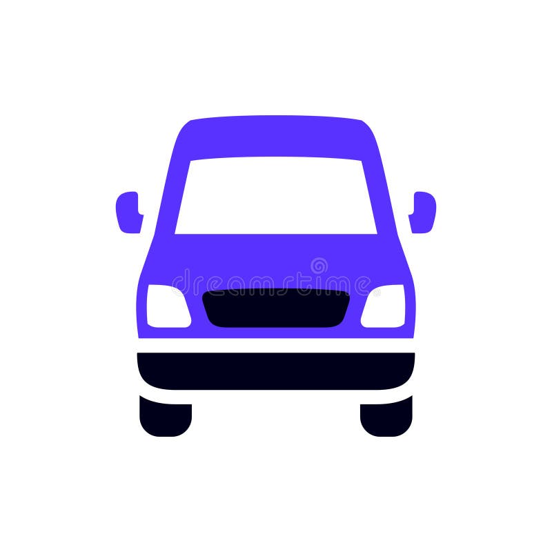 Transport Flat Icon, Square Shape Stock Vector - Illustration of cargo ...
