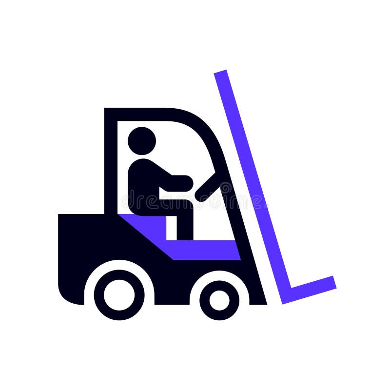 Transport Flat Icon, Square Shape Stock Vector - Illustration of fork ...