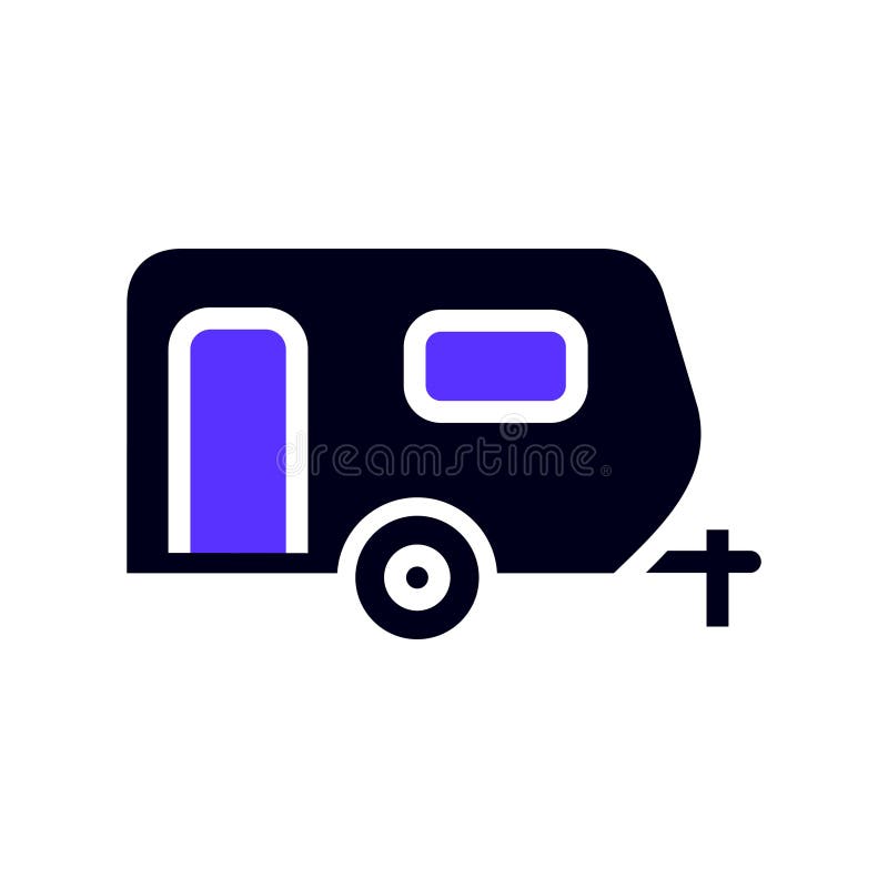 Transport Flat Icon, Square Shape Stock Vector - Illustration of icon ...