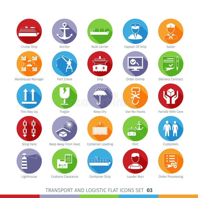Transport Flat Set 03 stock illustration. Illustration of bulk - 63210319