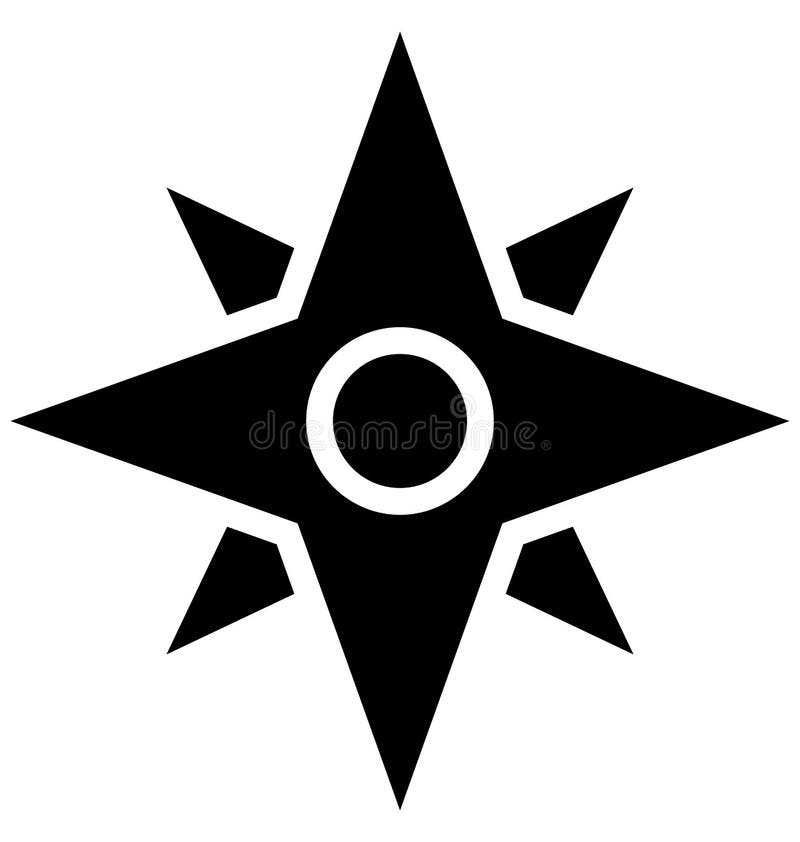 Cardinal Directions Vector Icon Which Can Be Easily Modified or Edit in ...