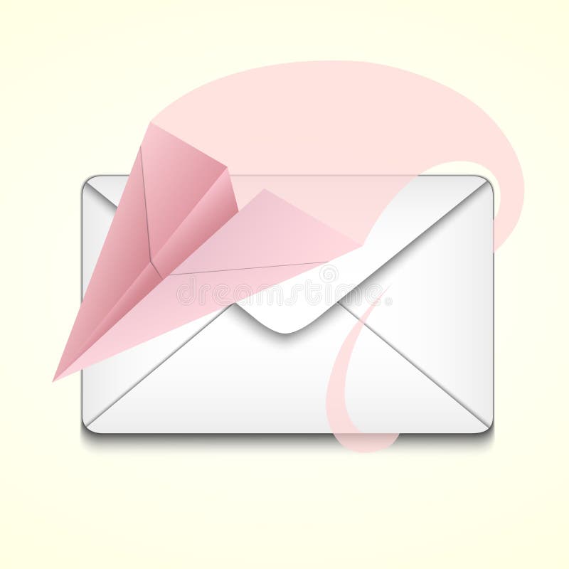 Transport Icon Mail and Paper Plane Stock Vector - Illustration of ...